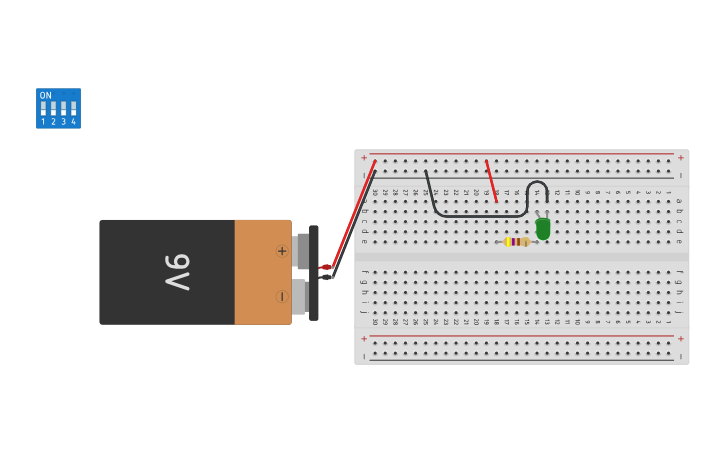 Circuit design circuito simple. Jesus Gonzalez - Tinkercad