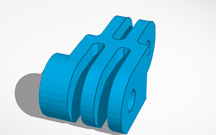 3D design GoPro Plate Mount V2 - Tinkercad