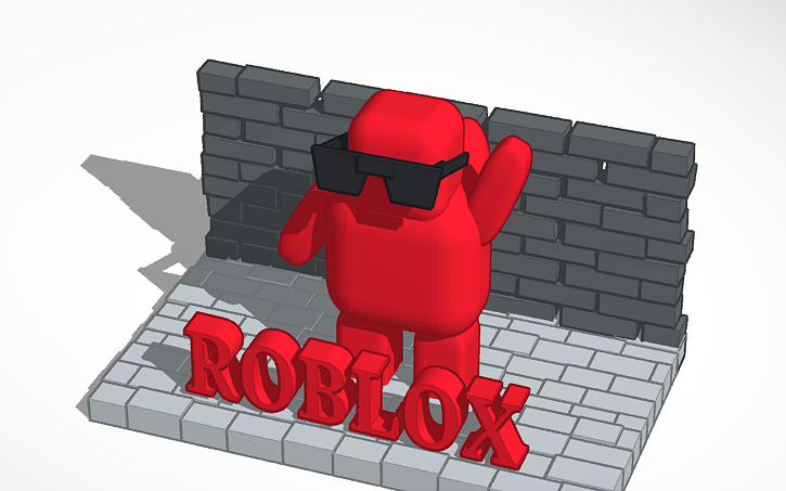 3D design Roblox sign | Tinkercad