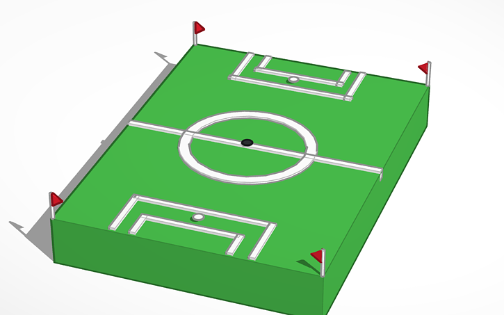 3D design Soccer Field | Tinkercad