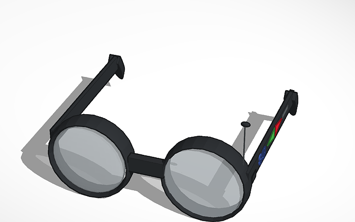 3D design Smart Glasses - Tinkercad