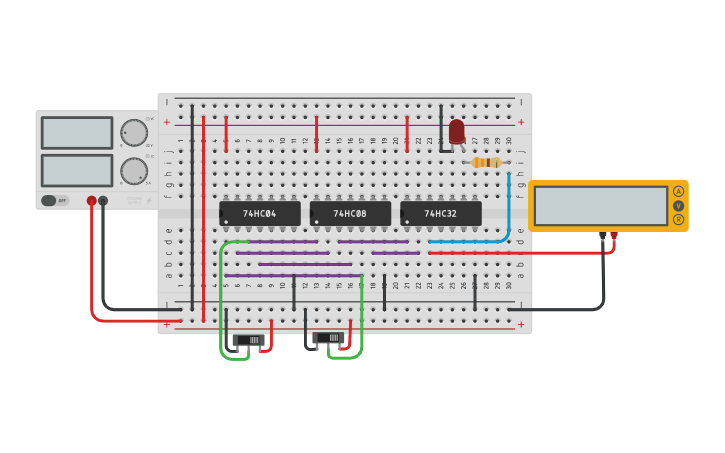 Circuit Design Ex Or Gate Using Basic Gates Tinkercad