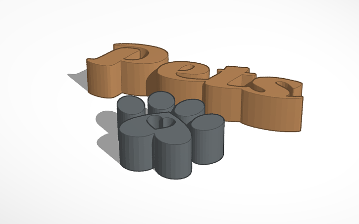 3D design pets - Tinkercad