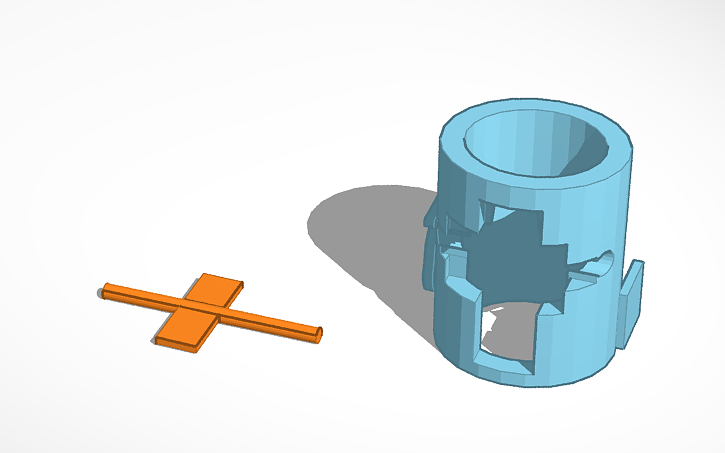 3D design FISH bubbler for small water places | Tinkercad