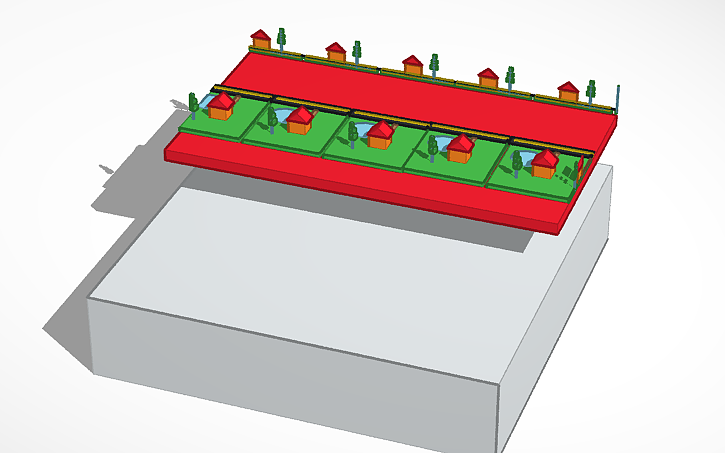 3D design Dome Town | Tinkercad