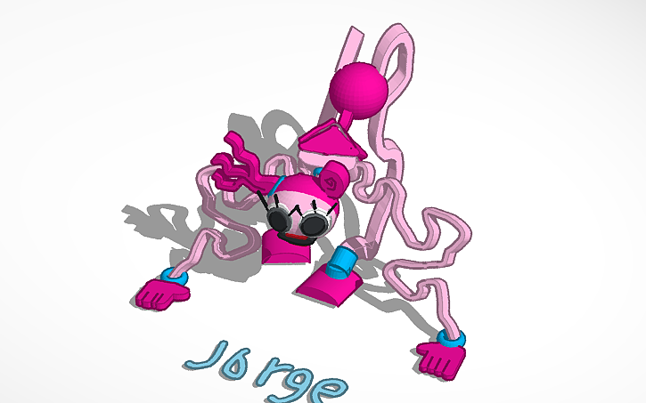 3D design mommy long legs - Tinkercad