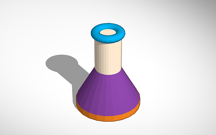 3D design Flask | Tinkercad