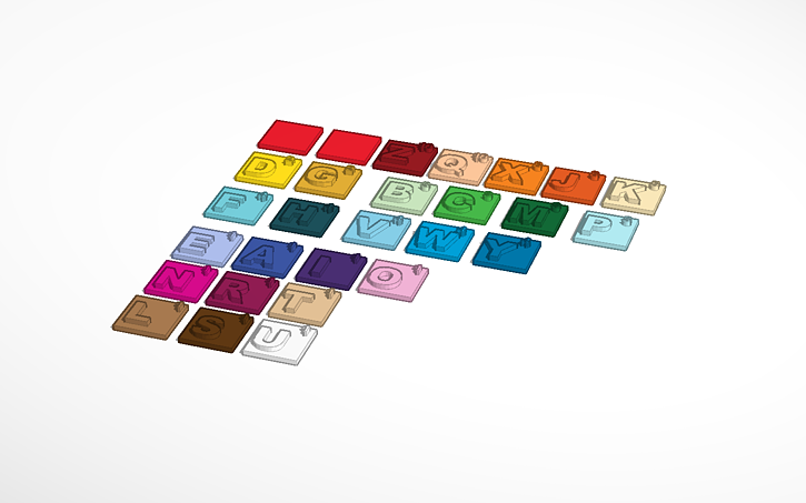 3D design Scrabble Master | Tinkercad