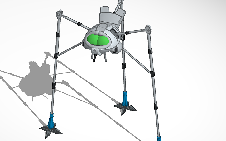 3D design 1978 Martian Fighting Machine - Tinkercad