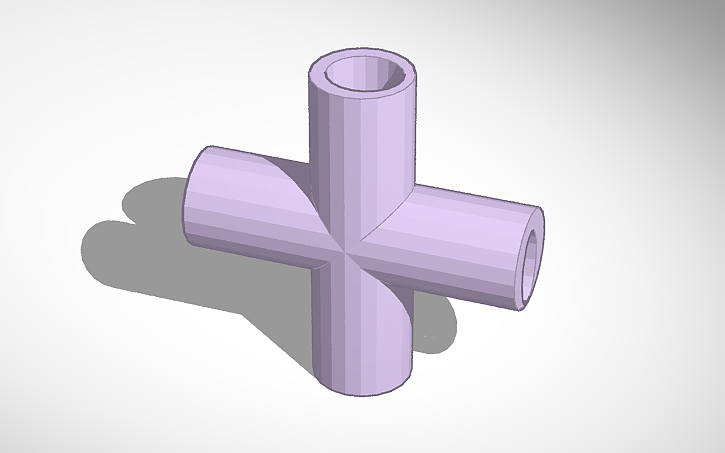 3D design pvc pipe - Tinkercad
