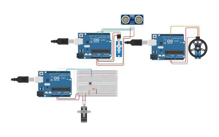Circuit design [ Arduino - Servomotor ] - Tinkercad