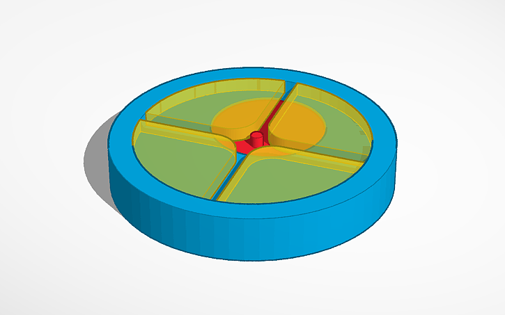 3D design 90 Degree Indexing SIM LAB - Tinkercad