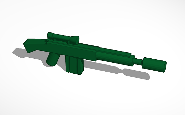 3D design Gun(M110) | Tinkercad