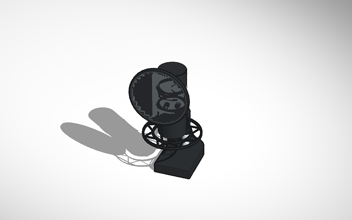 3D design Microphone - Tinkercad