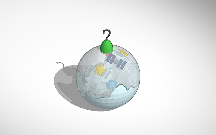 3D design New Year Toy №3 - Tinkercad