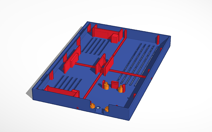 3D design PD7.4aurora case bottom v0.9 | Tinkercad