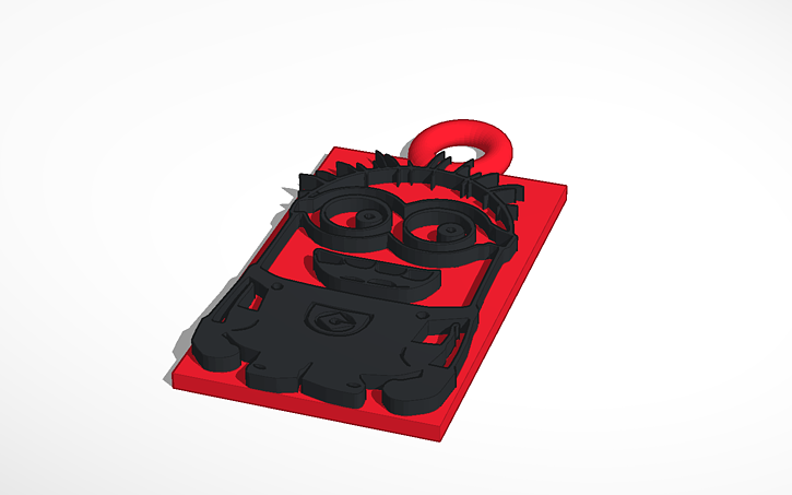 3D design minion key | Tinkercad