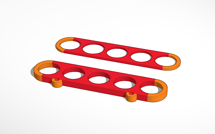 3D design RC Buggy Light Frame (HRC) - Tinkercad