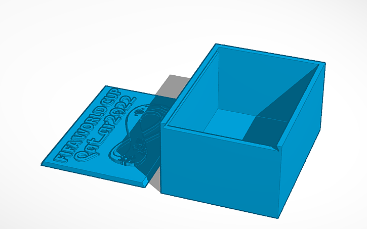 3D design Caja Panini Qatar 2022 | Tinkercad