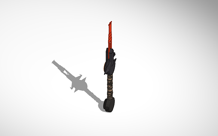 3D design Doom eternal sword (Crucible) - Tinkercad