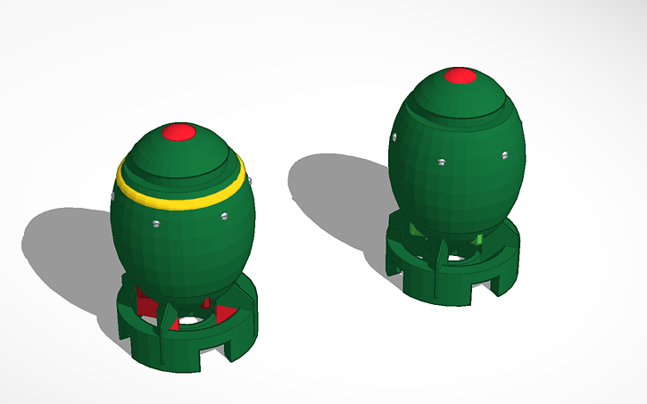 3D design Mini nuke - Tinkercad