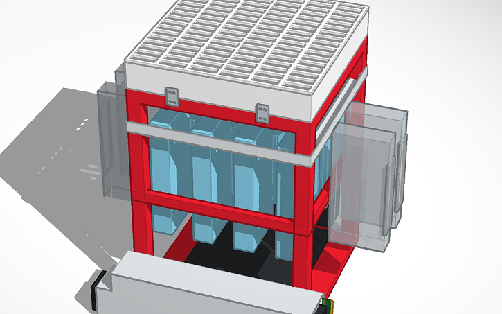3D design 8 GPU Rig (12 optional) | Tinkercad
