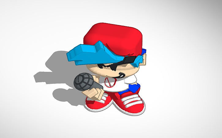 3D design f boyfriend fnf | Tinkercad