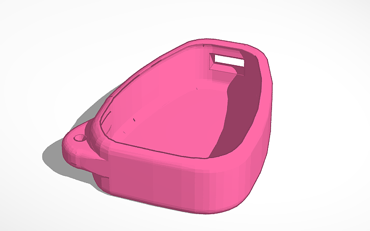 3D design dodge key fob - Tinkercad