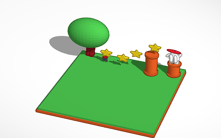 3D design Super Mario | Tinkercad