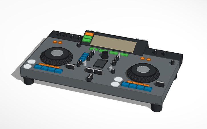 3D design Pioneer XDJ RX(COMPLETED) - Tinkercad