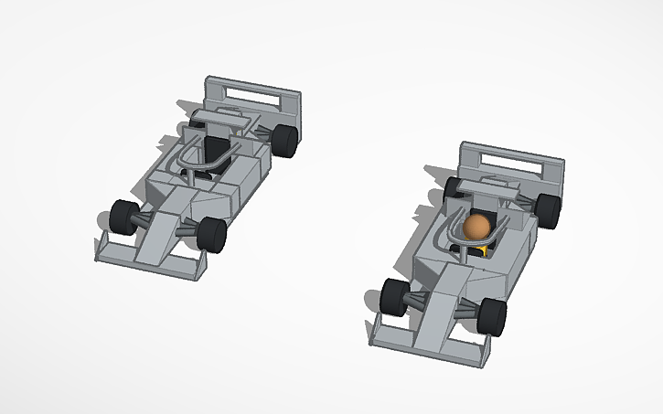 3D design sim lab f3 car - Tinkercad