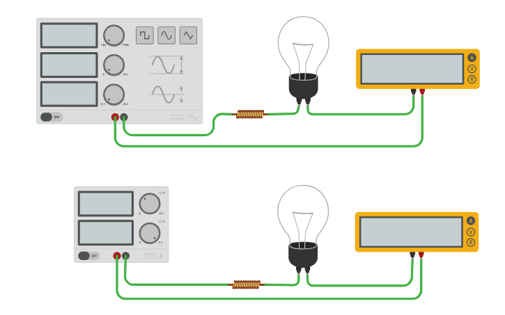 Circuit design Inductor_demonstration - Tinkercad