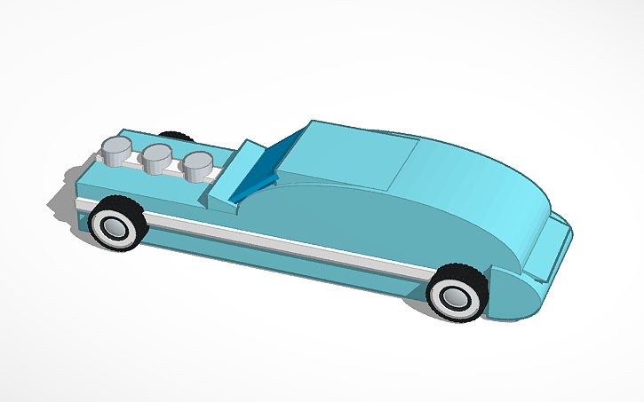 3D design Hot Rod - Tinkercad