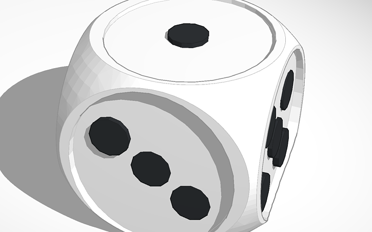 3D design Dice | Tinkercad