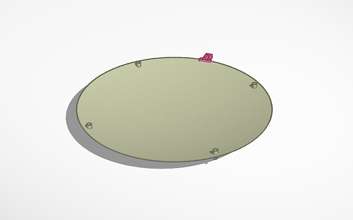 3D design Parabolic Dish - Tinkercad