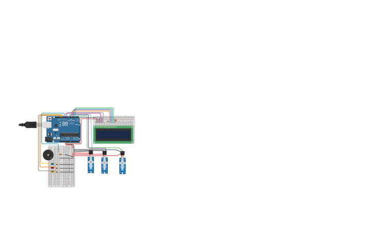 Circuit design automated medical box - Tinkercad
