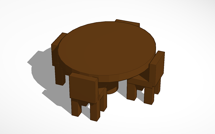 3D design table - Tinkercad