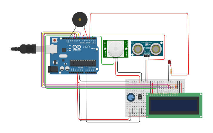 Circuit Design Health Monitoring System Of Patient Tinkercad