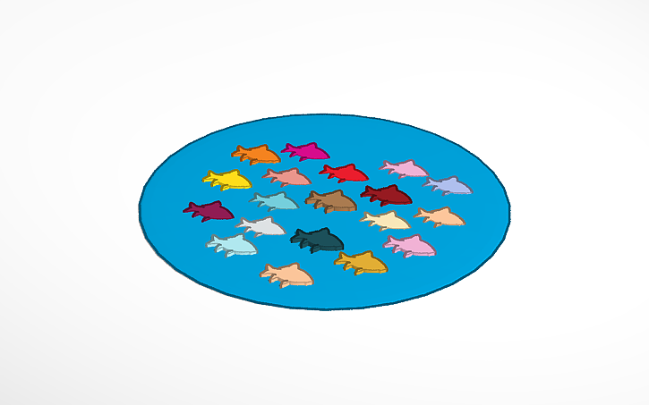 3D design FISH - Tinkercad
