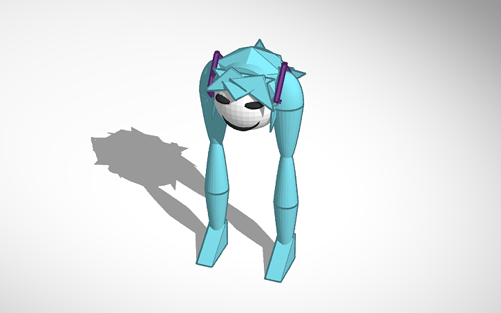 3D design Miku - Tinkercad