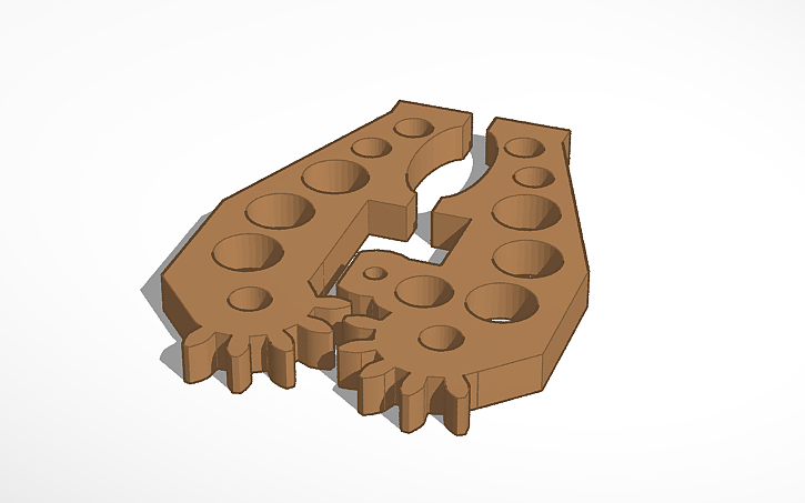 3D design Einfacher Robotergreifer - Tinkercad