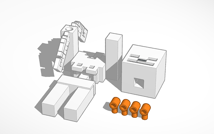 3D design Skeleton - Tinkercad