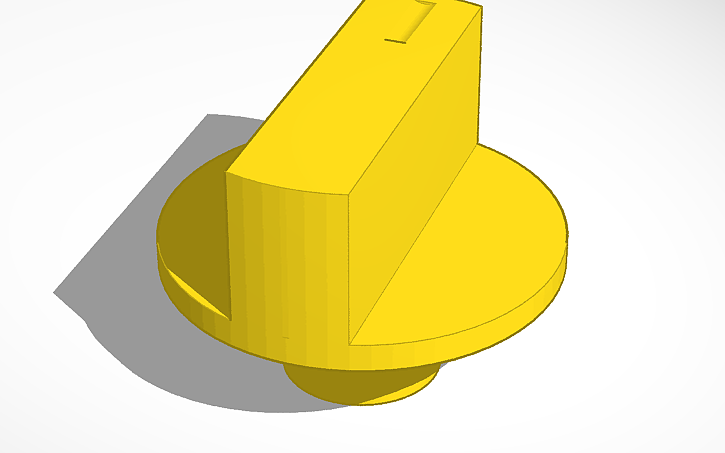 3D design 2004 Coachman Aurora Heater Knob - Tinkercad