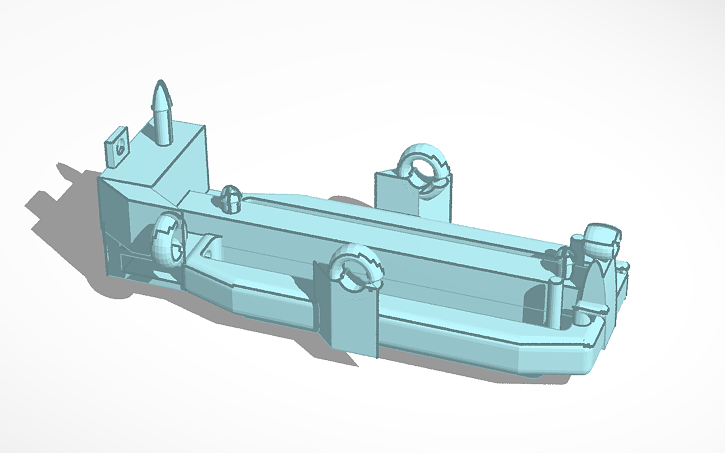 3D design arm spring mount2 | Tinkercad