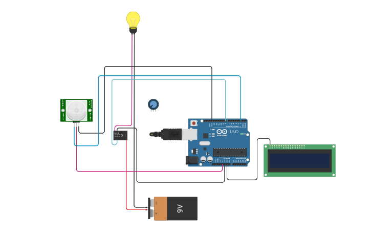 Circuit Design Sensor Tinkercad