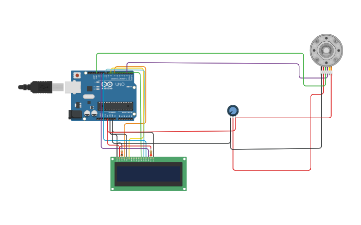 Circuit design encoder - Tinkercad