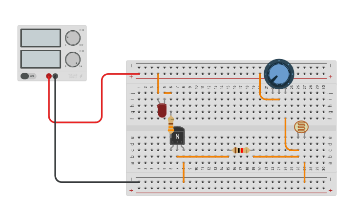 Circuit design cicuito 6-Tarefa 3.2.5 | Tinkercad