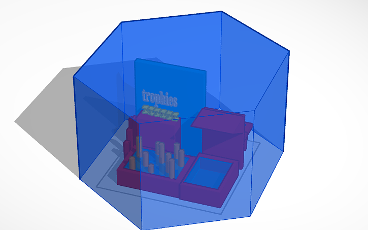 3D design Mars colony Obby room blueprints | Tinkercad
