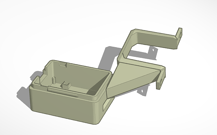 3D design Elegoo Neptune 3 pro Cam-Holder (ESP32-Cam-Modul) - Tinkercad