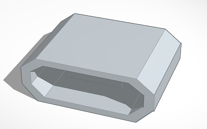 3D design Conector microUSB - Tinkercad